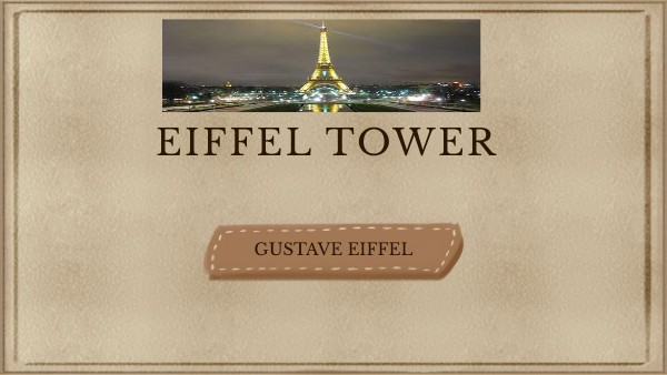 project Fran eiffel tower