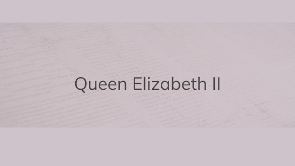 Queen Elizabeth II