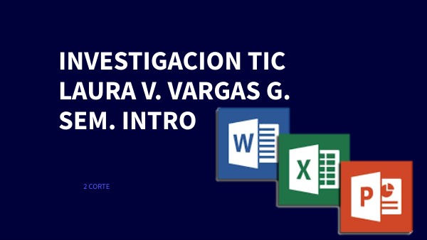 PRESENTACIÓN MICROSOFT OFFICE
