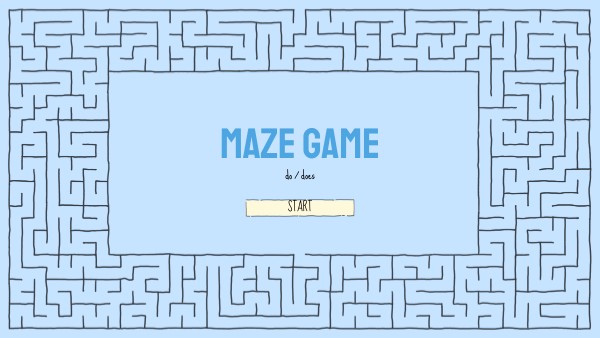 MAZE GAME | Genially