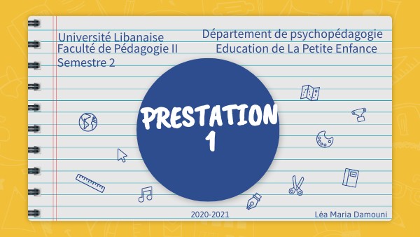 prestation 1 compréhension de l'écrit | Genially