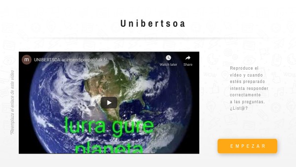 Unibertsoa | Genially