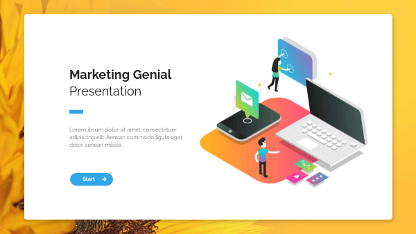 MARKETING GENIAL VIBRANT PRESENTATION | Genially