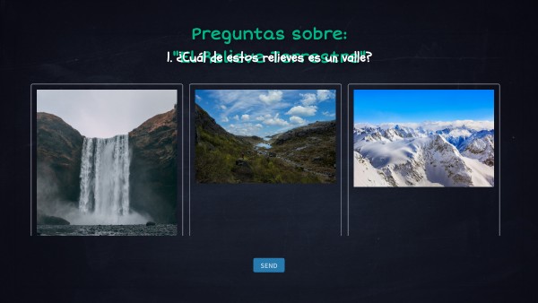 Pregunta sobre "El Relieve Terrestre" | Genially