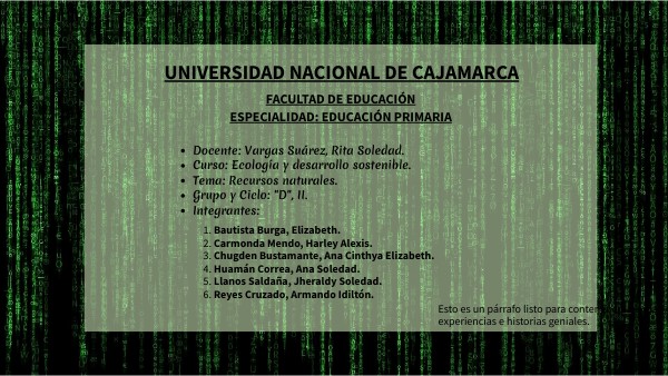 PRESENTACIÓN PROYECTO DIAGONAL | Genially