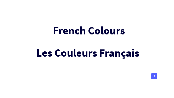 French Colours Quiz | Genially