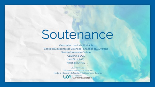 Soutenance 2023-2024 - Expérience pr