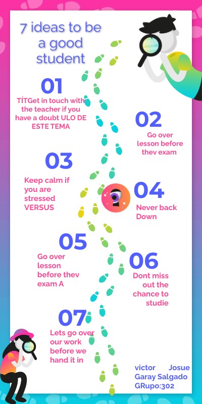 7 ideas to be a good student, | Genially