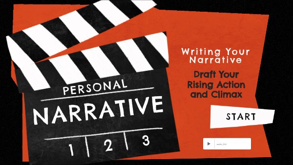 Writing a Narrative: Draft Rising Action and Climax | Genially