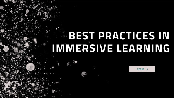 Best Practices in Immersive Learning