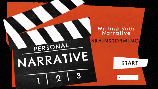 Writing a Narrative: Brainstorming | Genially