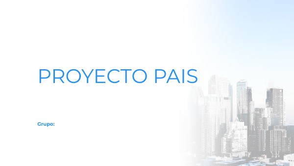 Proyecto Pais