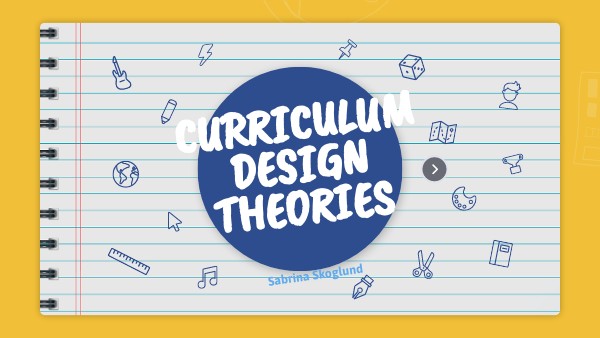 Curriculum design theories