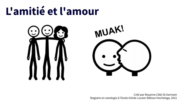 L'amitié vs l'amour