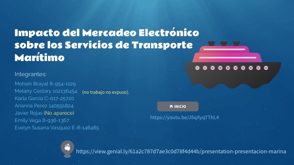 Transporte marítimo | Genially