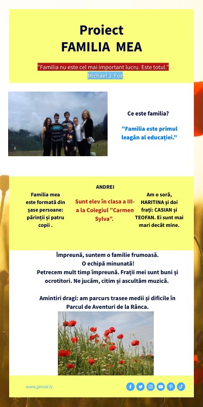 Familia lui Andrei