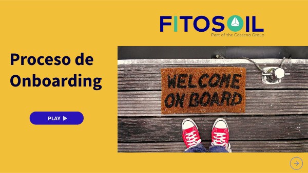 Proceso de Onboarding Fitosoil | Genially