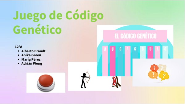 Juego Código Genético | Genially