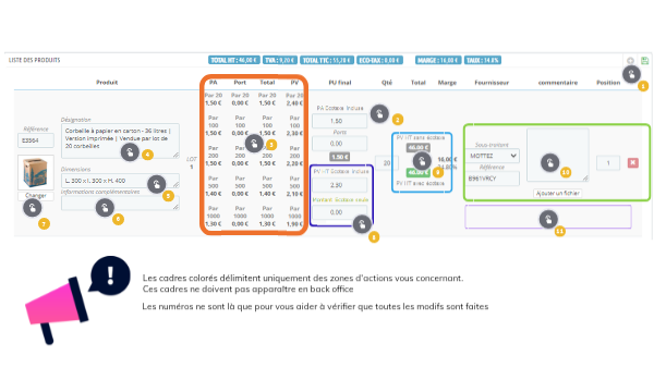 Devis - ligne produit | Genially