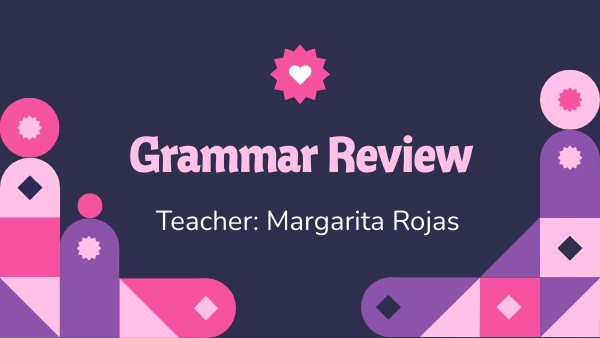 Grammar Review | Genially
