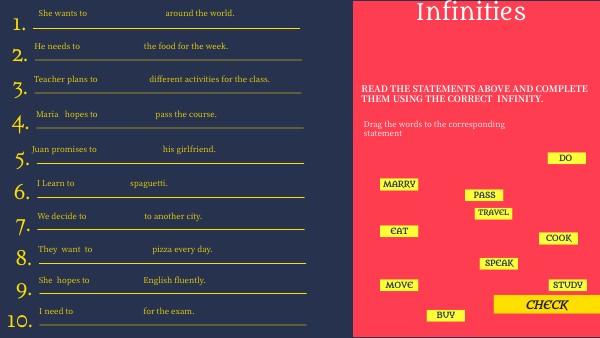 Infinitives | Genially