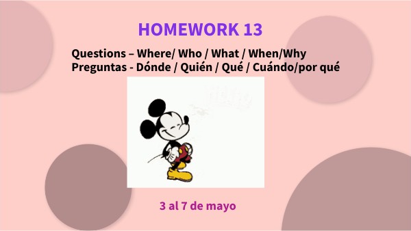 HOMEWORK 13 TERCEROS