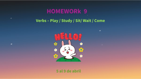 HOMEWORK 9 CUARTOS
