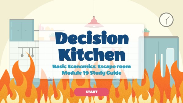 Decision KITCHEN ESCAPE Room