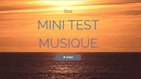 mini test musique