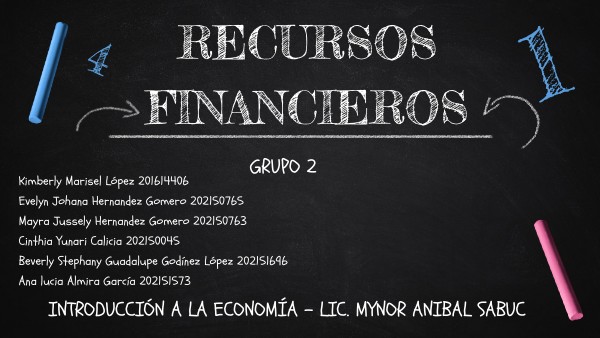 RECURSOS FINANCIEROS