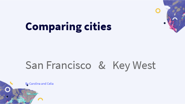 Describing and comparing cities | Genially