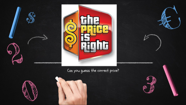 The price is right- practice with numbers