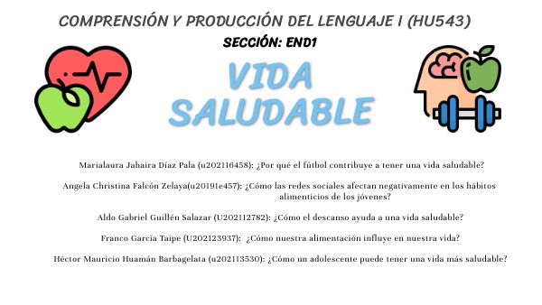 CPL1 - Vida saludable