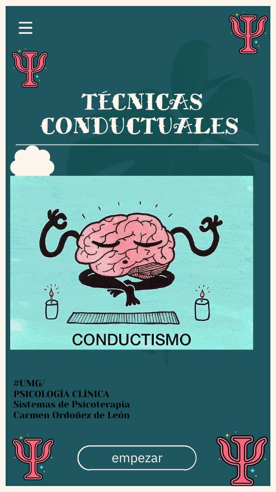 TÉCNICAS CONDUCTUALES | Genially