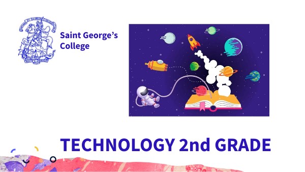 2° Grade Technology clase del 29 al 31 march