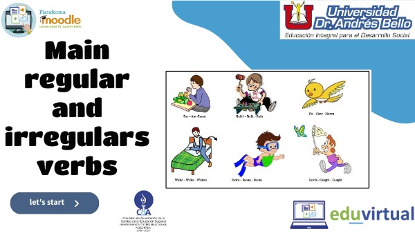 MAIN REGULAR AND IRREGULARS VERBS | Genially