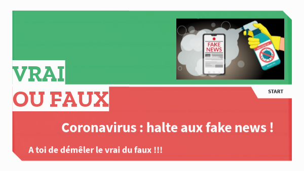 VRAI ou FAUX | Genially