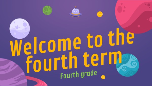 Welcome to the fourth term | Genially