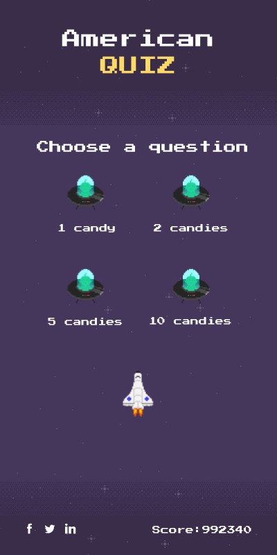 PIXEL SPACESHIP QUIZ | Genially