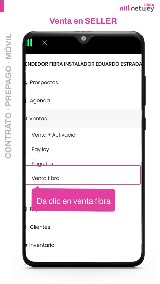 Simulador seller Netwey Fibra