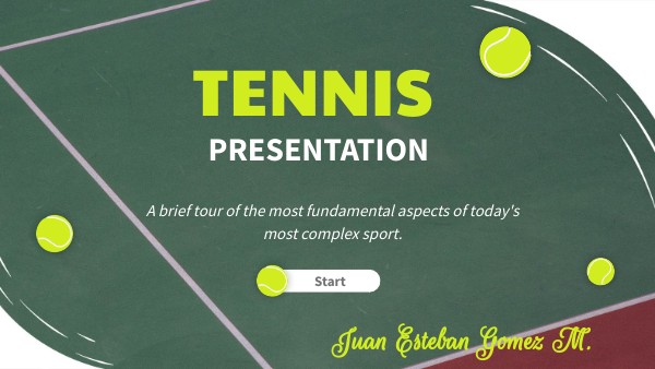 Tennis presentation