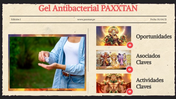 Gel Antibacterial Paxxtan Genially