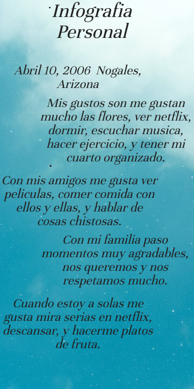 Infografia Personal | Genially