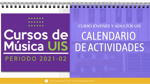 CALENDARIO JÓVENES Y ADULTOS UIS 2021-2