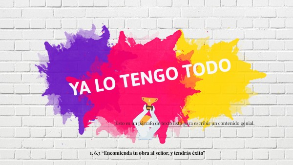 Ya lo tengo todo. | Genially