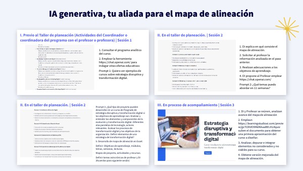IA generativa, tu aliada para el mapa de alineación | Genially