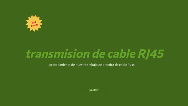 transmision de cable rj45 | Genially