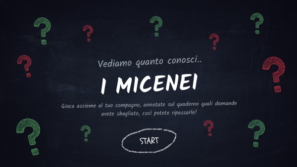 I MICENEI QUIZ | Genially