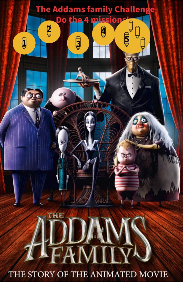 The Addams family Challenge | Genially