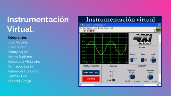 Instrumentación Virtual | Genially